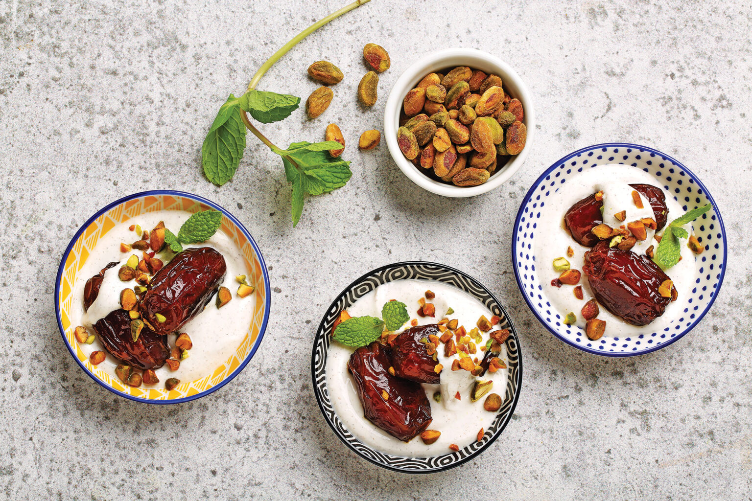 Pan-Fried Dates with Cardamom Yogurt - Hello Canola